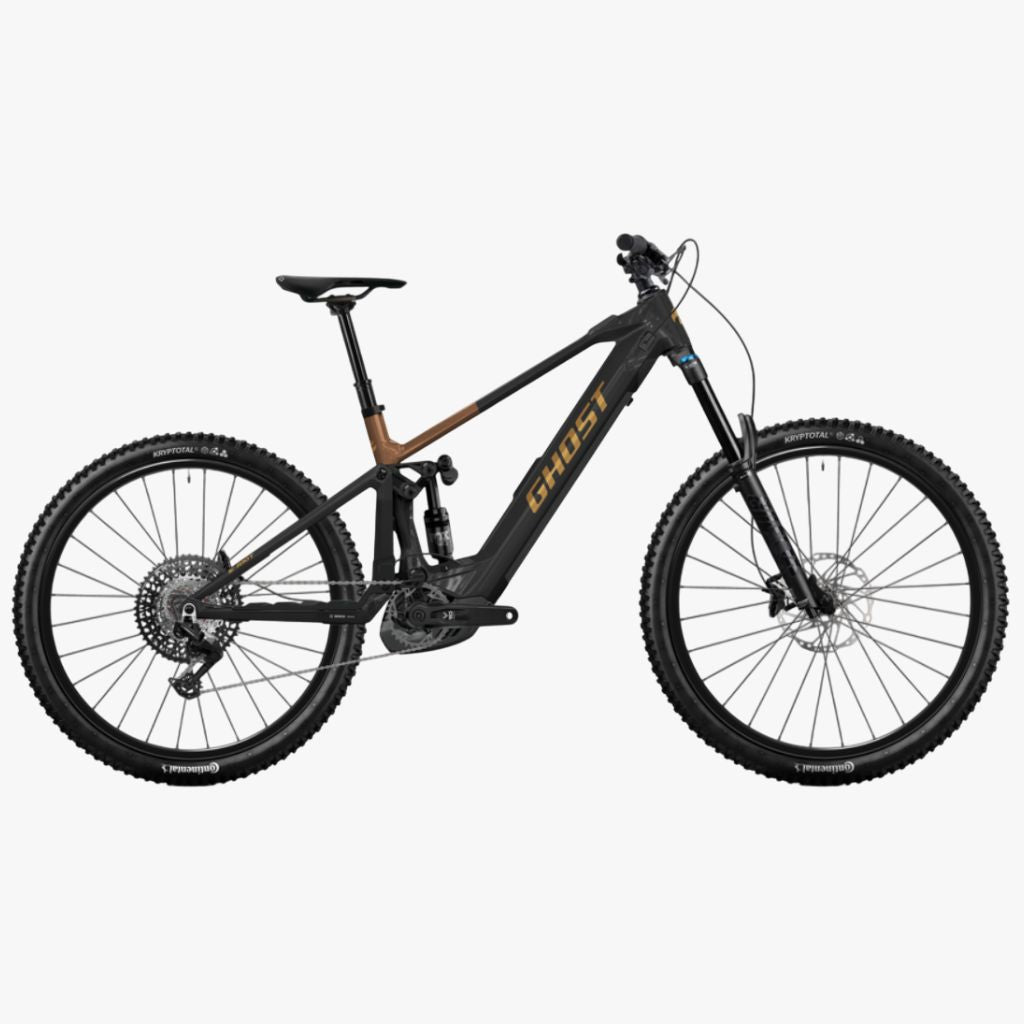 Bicicleta elŽctrica de Monta–a | E-RIOT CF PRO heavy metal/deep coffee ...
